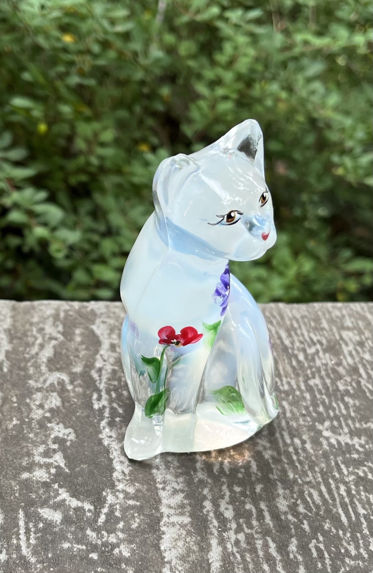 Fenton Glass Cat Figurines – Collectible Fenton Cats | Glass Kitties ...